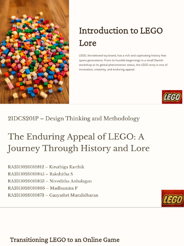 LEGO | PDF