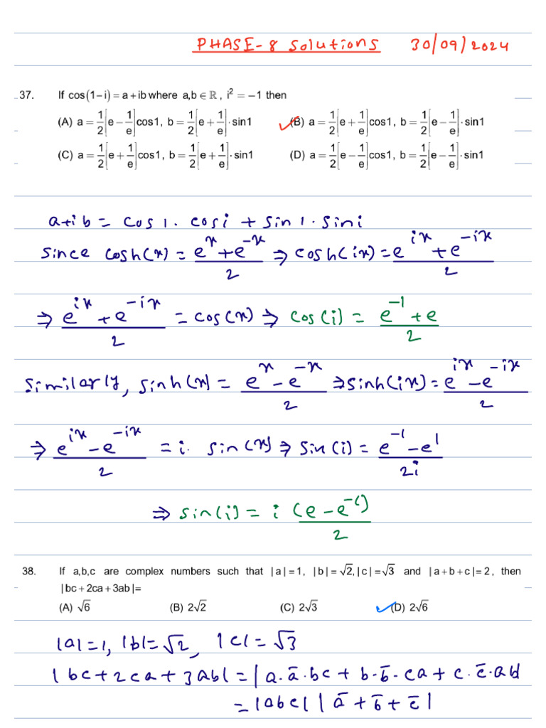 MSK - PHASE TEST 7 Q.P.-Sol | PDF