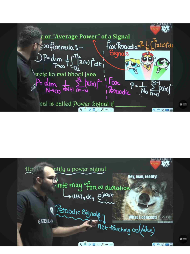 Signals Power & System Types | PDF