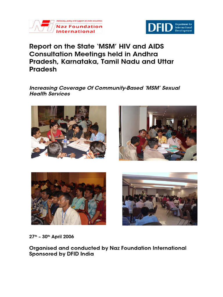 Scm Report All Pdf Men Who Have Sex With Men Sexually Transmitted