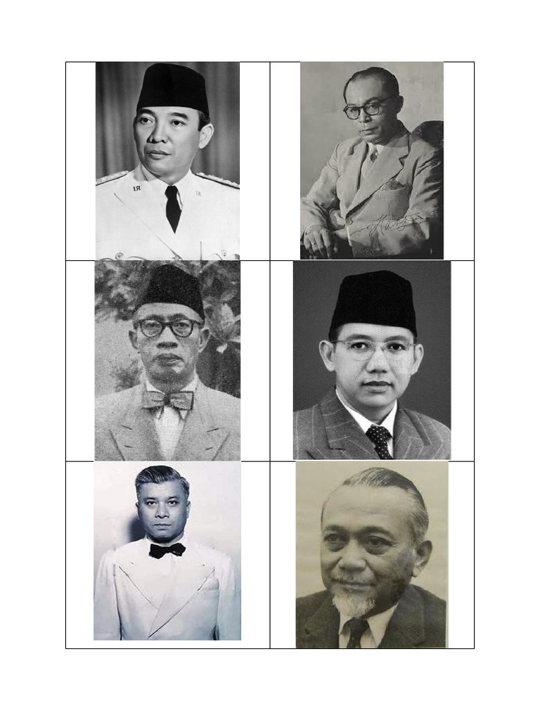 Print Tokoh Panitia Sembilan Dan Naskah Piagam Djakarta | PDF