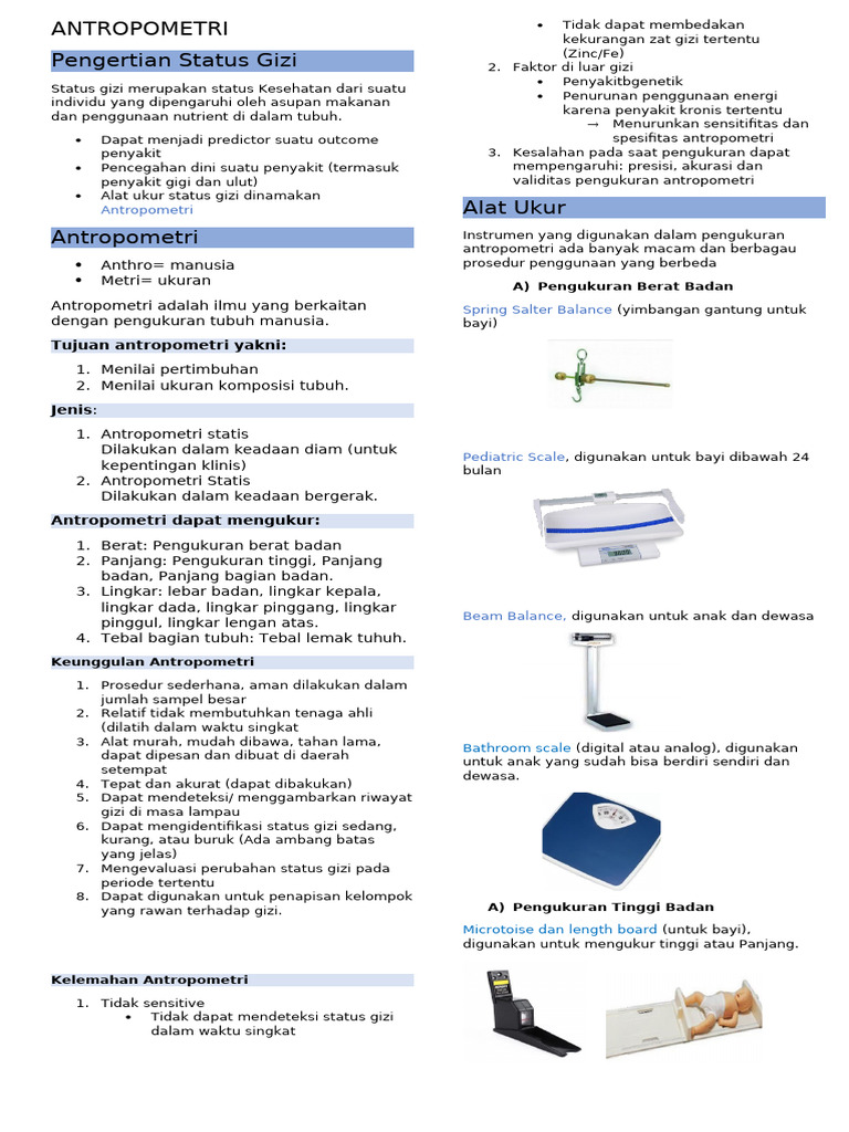 Ospe Antropometri Dan Pengambilan Darah | PDF