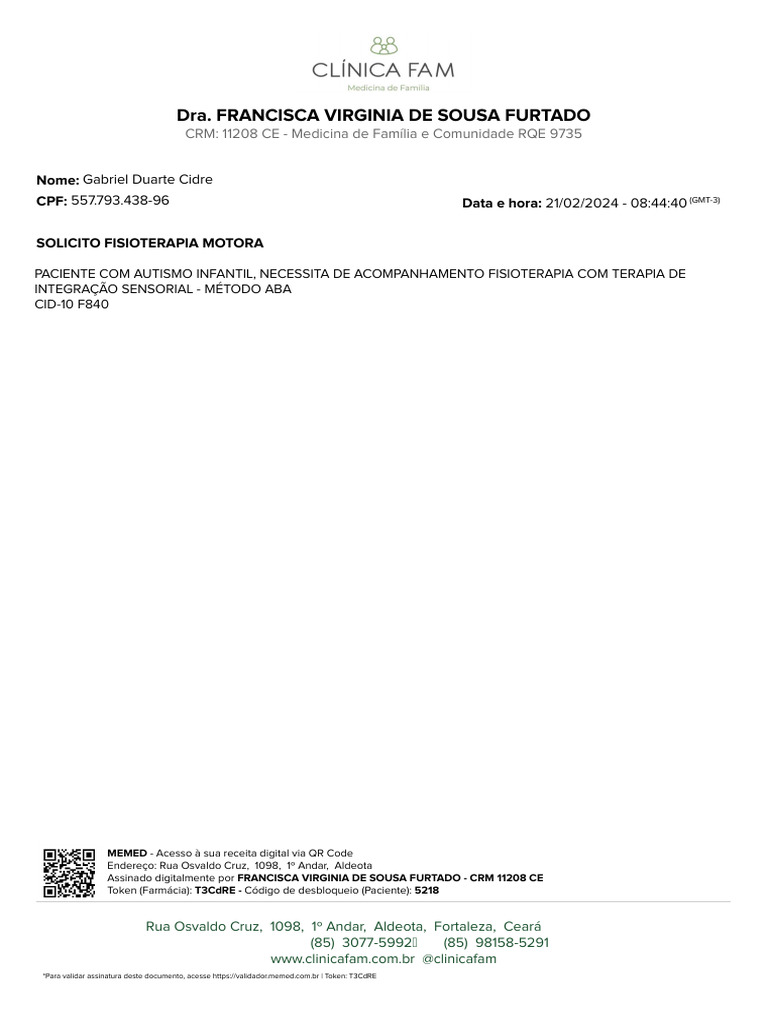 Pedido Medico - 3 - Menthalhelpfaturamento Menthal Help Faturamento | PDF