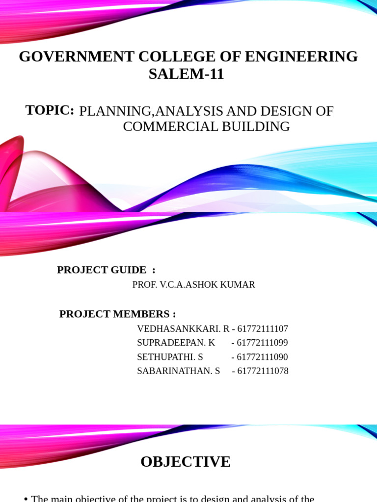 Planning, Analysis and Design of Commercial Building | PDF