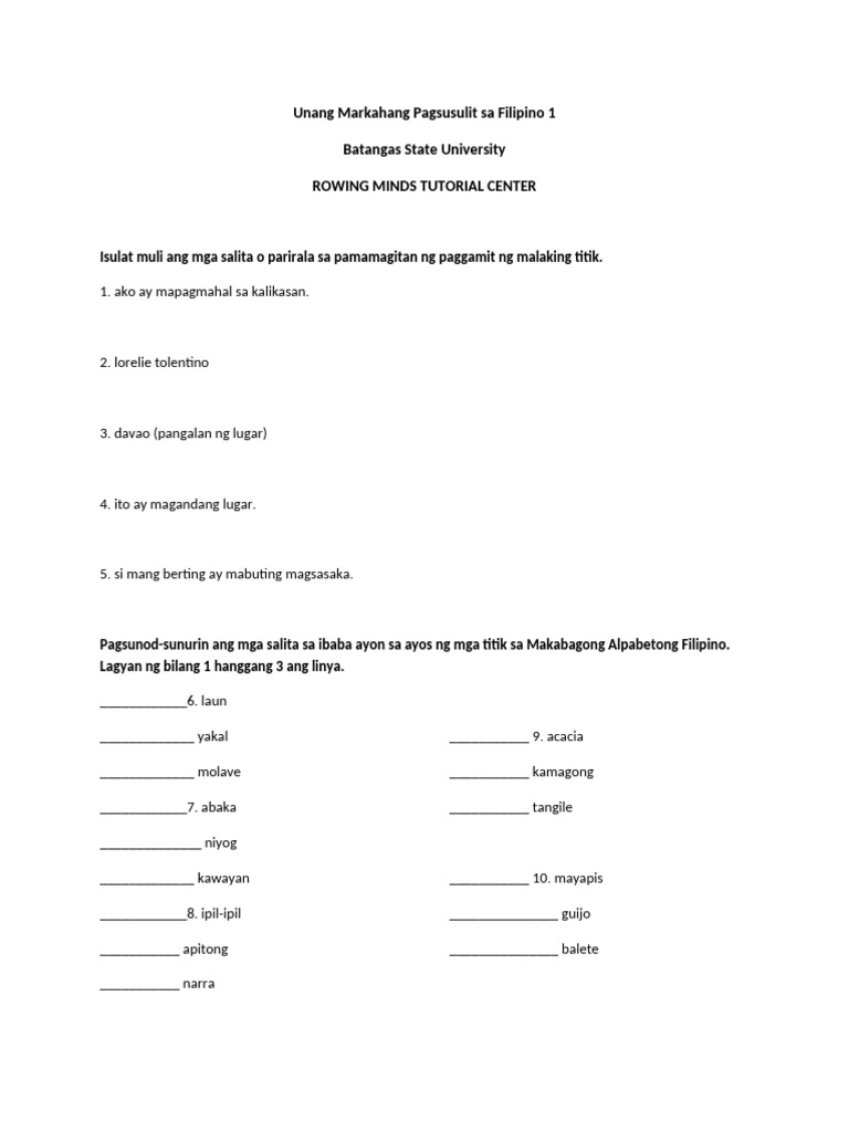 Dustin-Filipino Grade 1 | PDF