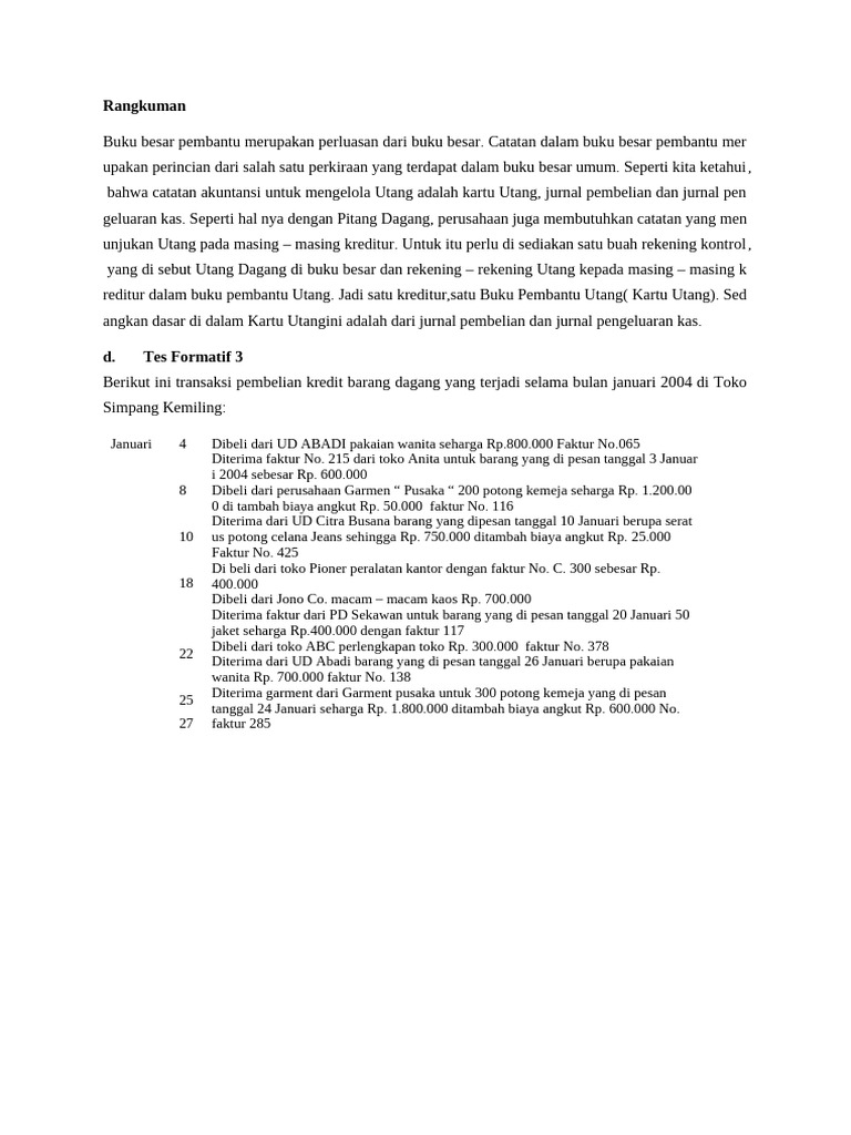 Rangkuman Paraf Perangkat | PDF