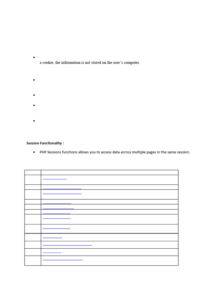 UNIT - V( SESSION AND COOKIE) | PDF
