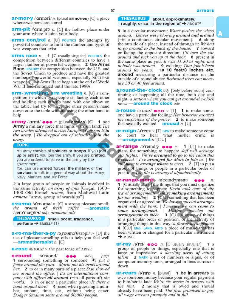 Longman dictionary of American English - Page sample 2 | PDF