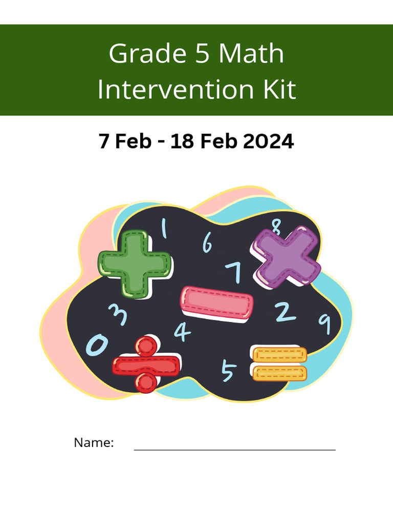 Grade 5 Math Kit | PDF