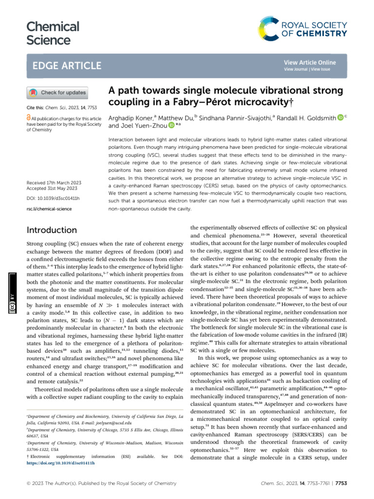 Chemical Science: Edge Article | PDF