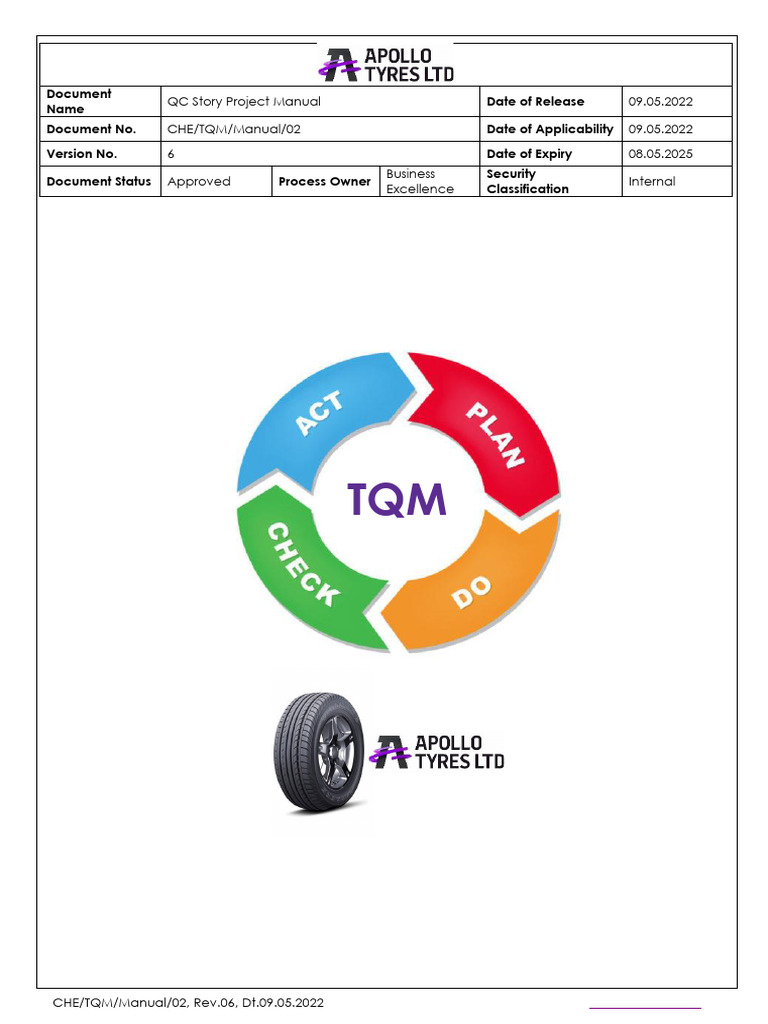 QC Story Project Manual | PDF