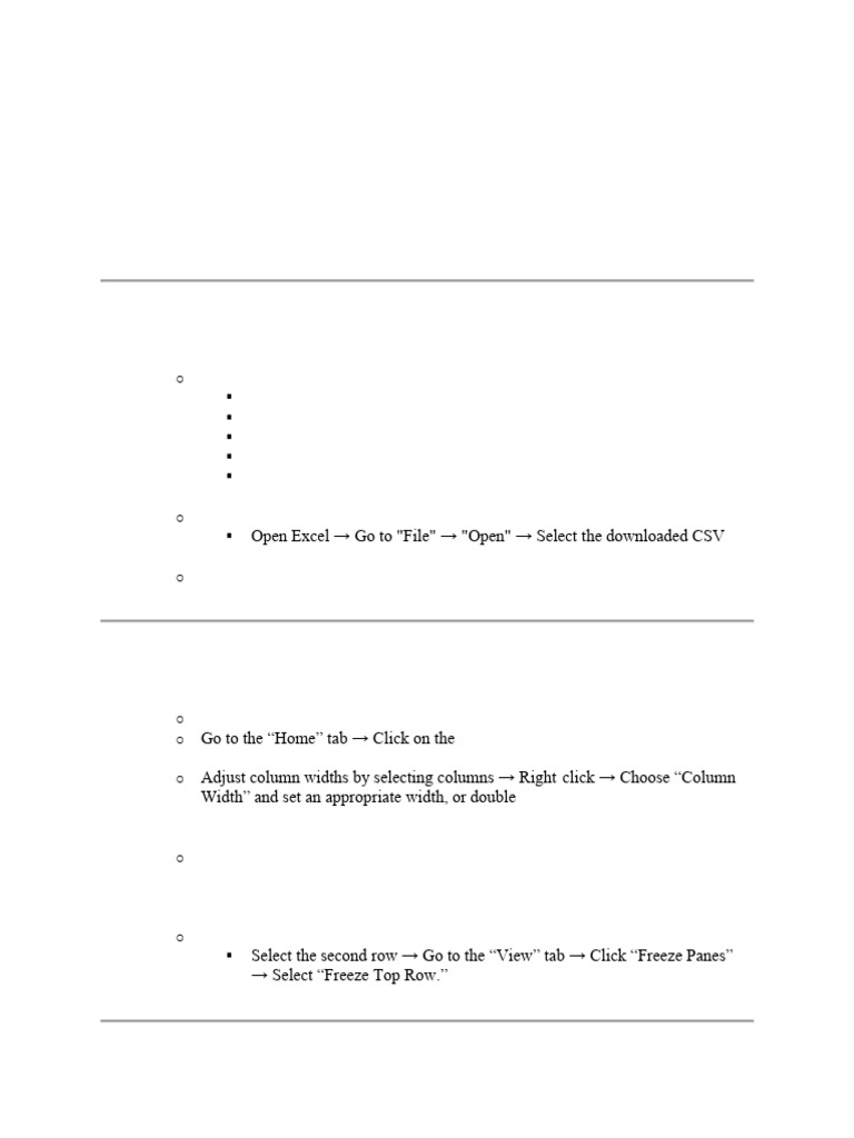 First Part Examination | PDF | Microsoft Excel | Comma Separated Values