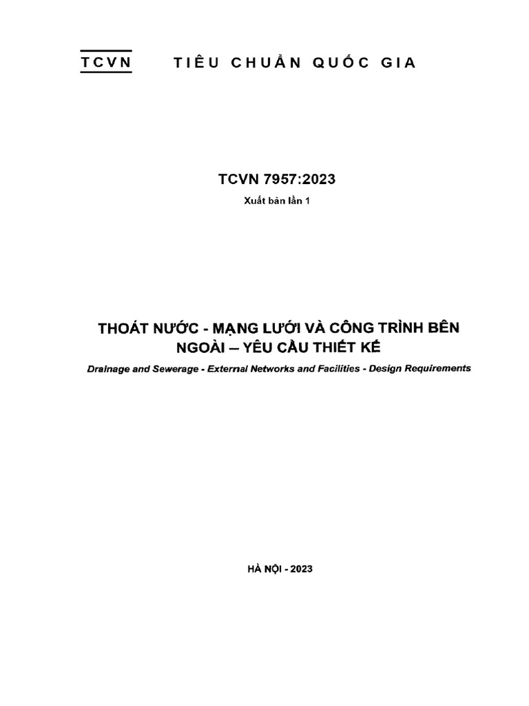 Tiêu Chuẩn Việt Nam-TCVN 7957_2023 | PDF