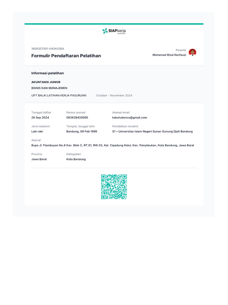 Training Registration Form (4) | PDF