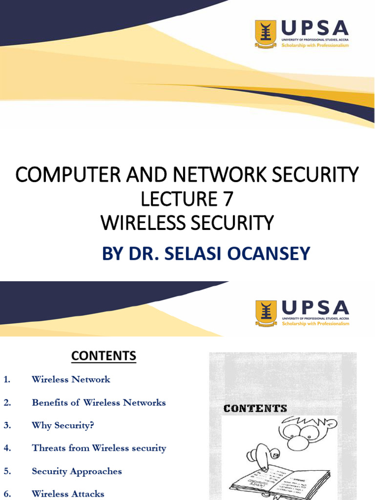 Lecture 7-Wireless Security | PDF