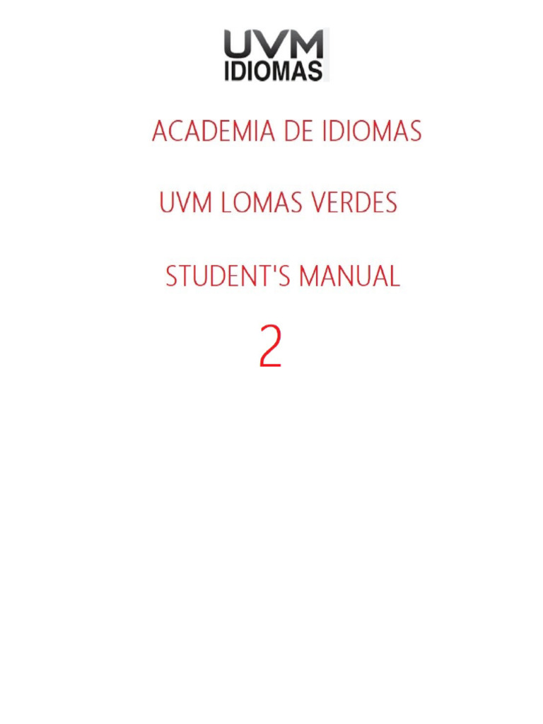 Student S Manual 2 Pdf