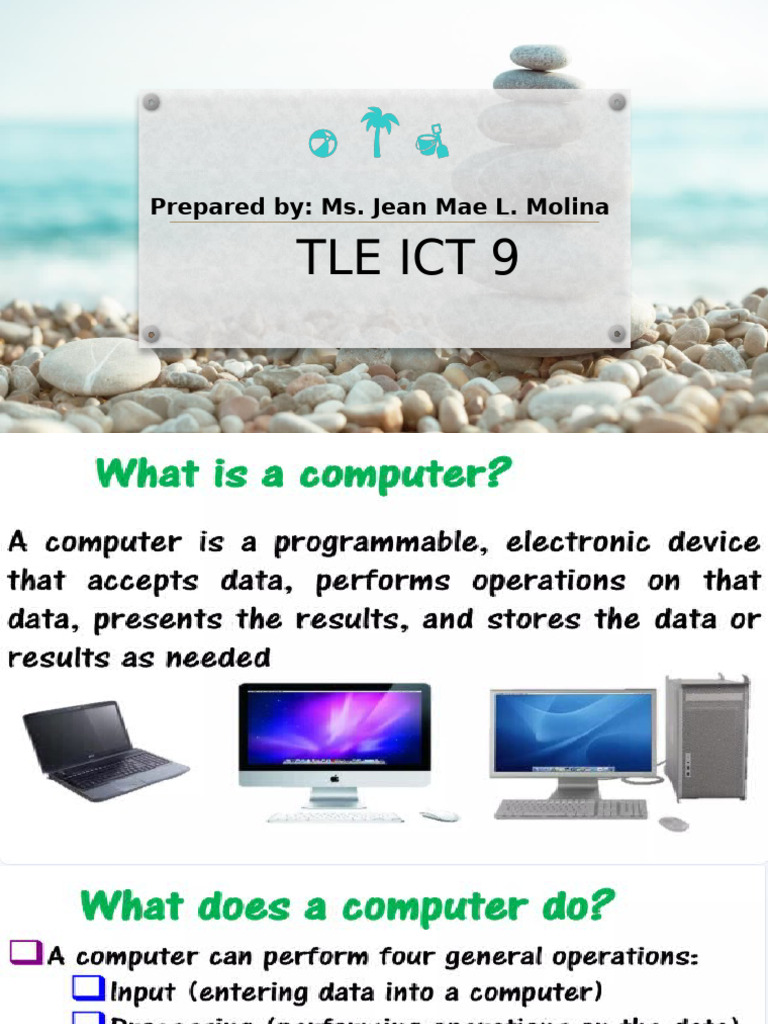Tle Ict 9 Lesson Plan Q1 W1 | PDF