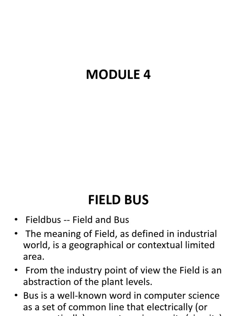 Field Bus | PDF