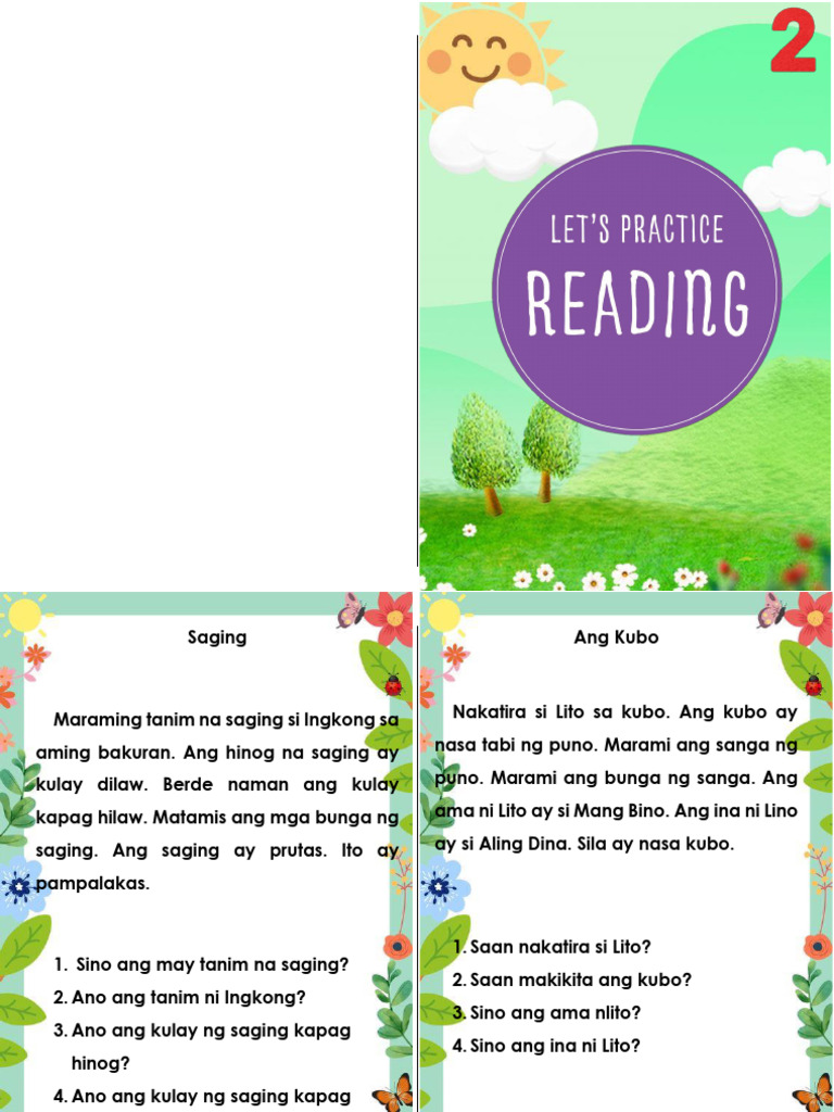 Reading Booklet 2 | PDF