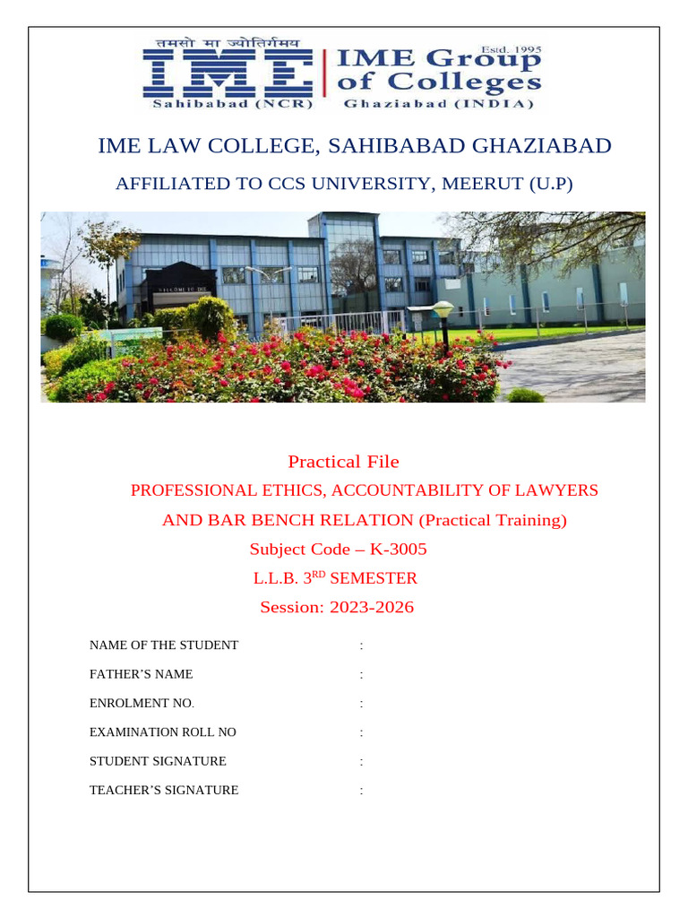 Professional Ethics File Cover Page Updated | PDF