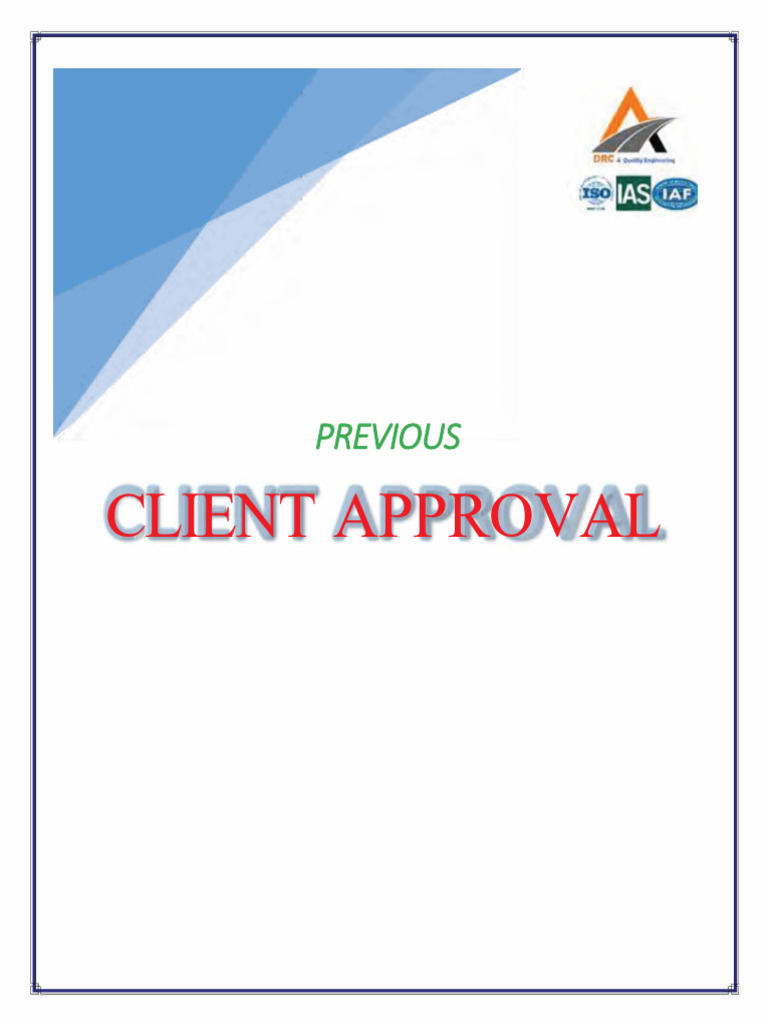 Client Approvals | PDF
