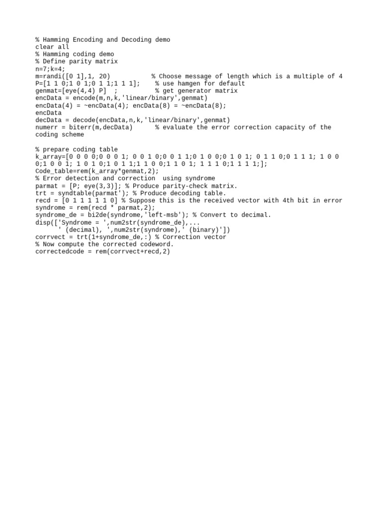 Hamming Encoding Kvs | PDF | Teaching Methods & Materials