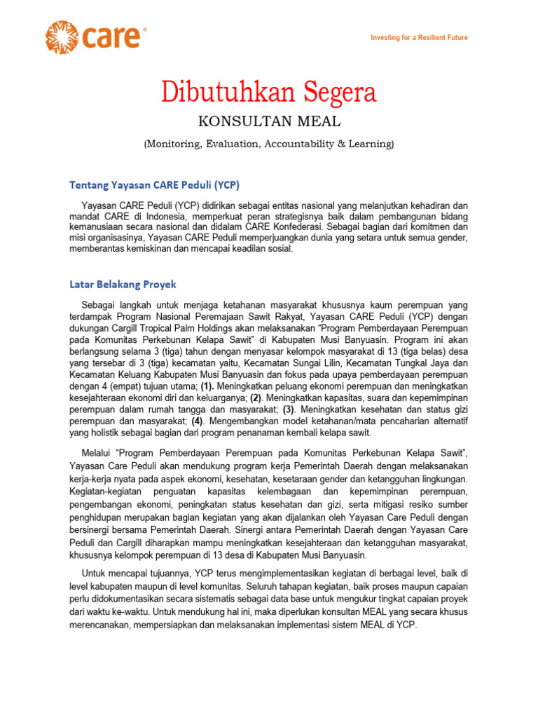 Adv-Konsultan-MEAL-Rev4-emh | PDF