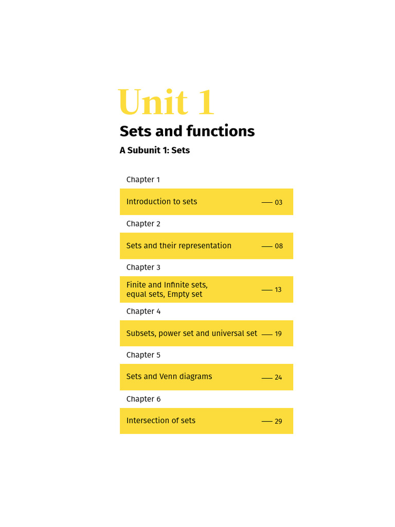 G11 - Unit 1 Week 1 - Math Student Handbook | PDF | Set (Mathematics) | Infinity