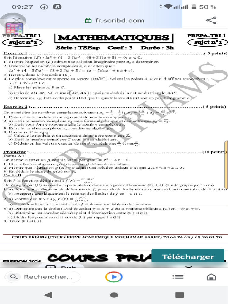 PREPA-TRI Math | PDF