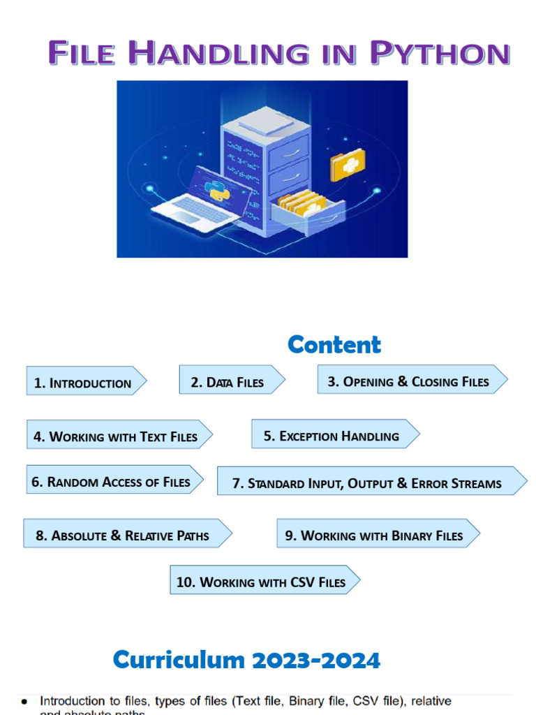 File handling_ppt | PDF