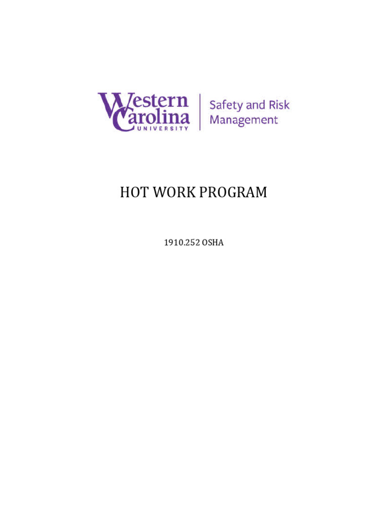 SAFETYOFFICE HotWorkProgram | PDF