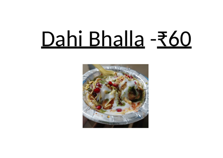 Dhai Bhalla | PDF