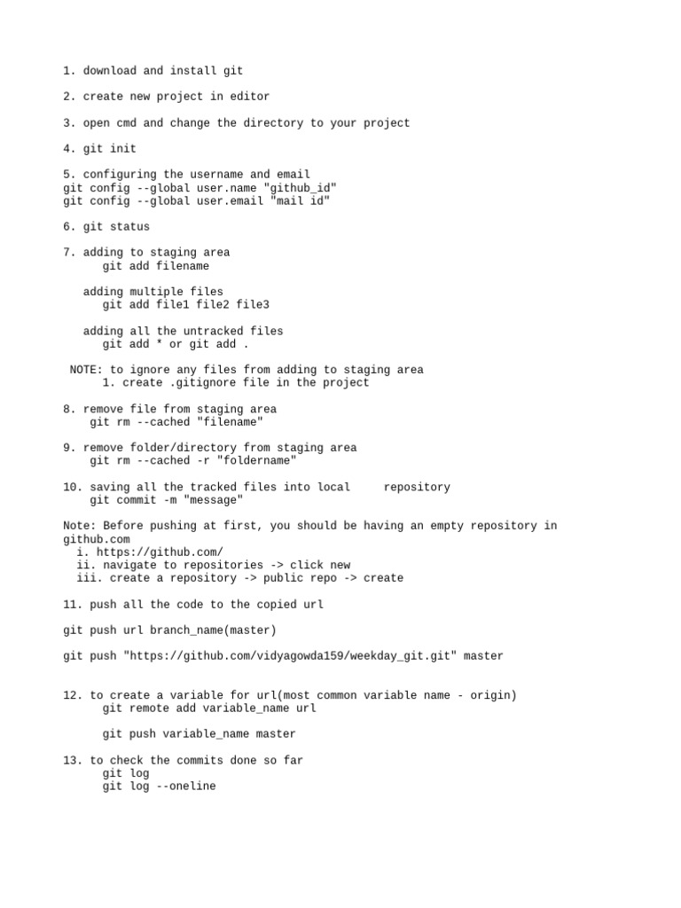 git &framework explanation | PDF