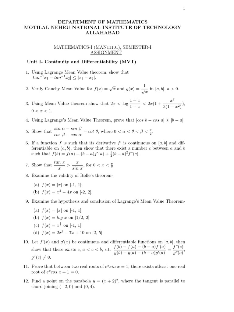 Assignment 1 - Unit 1 | PDF