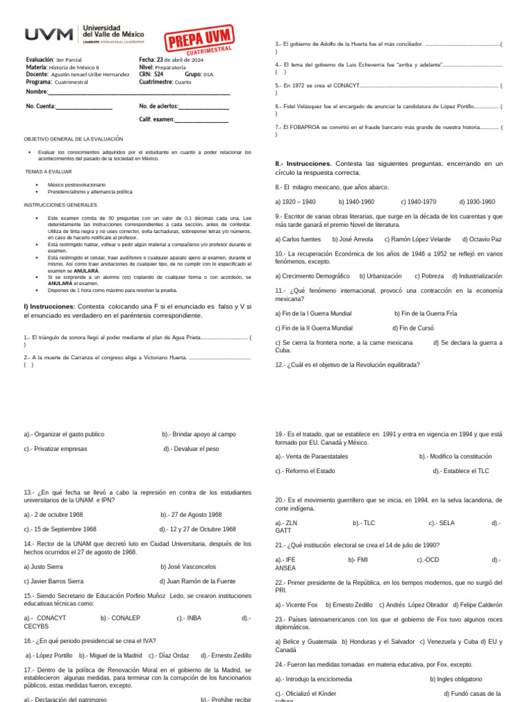 Historia De Mexico Ii Pdf