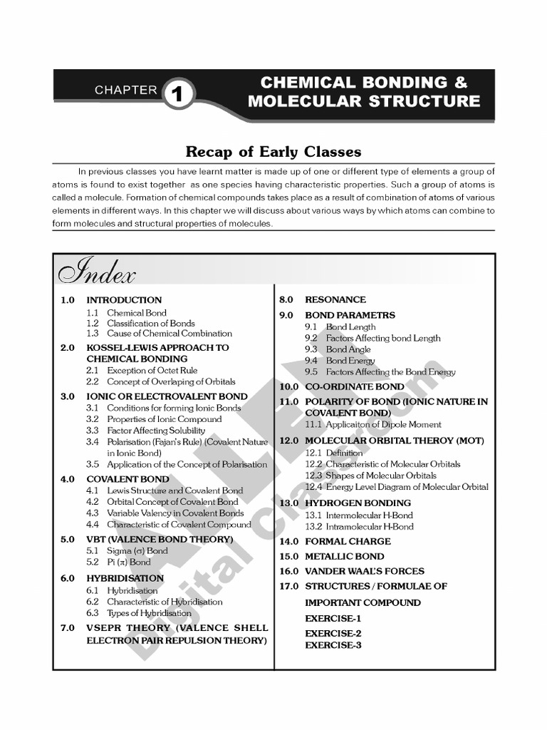 Chemical Bonding Theory 1 | PDF