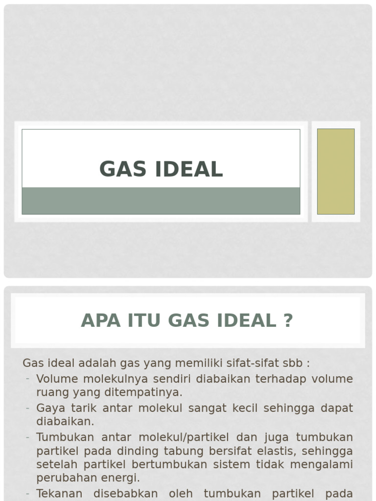 Gas Ideal | PDF