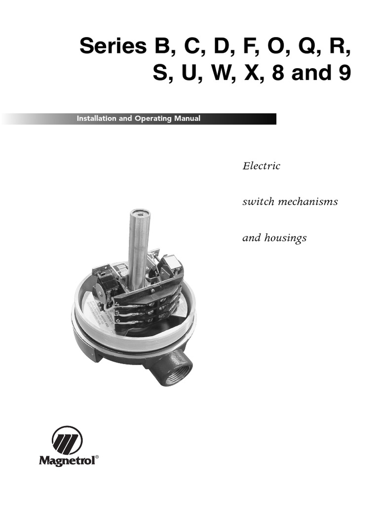 Magnetrol Electric Switch & Housing | PDF