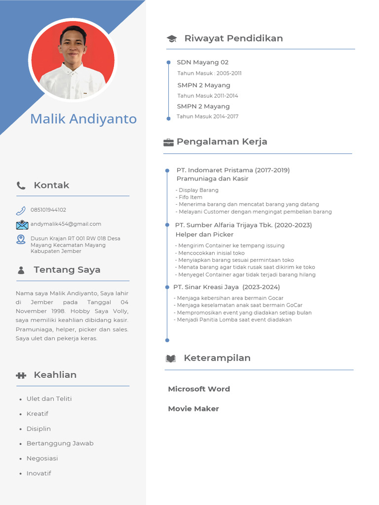 Modern Professional CV Resume | PDF