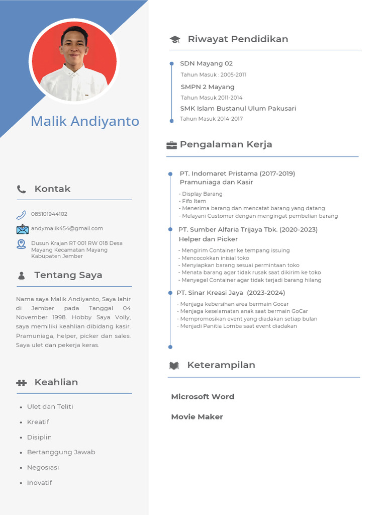 Modern Professional CV Resume | PDF