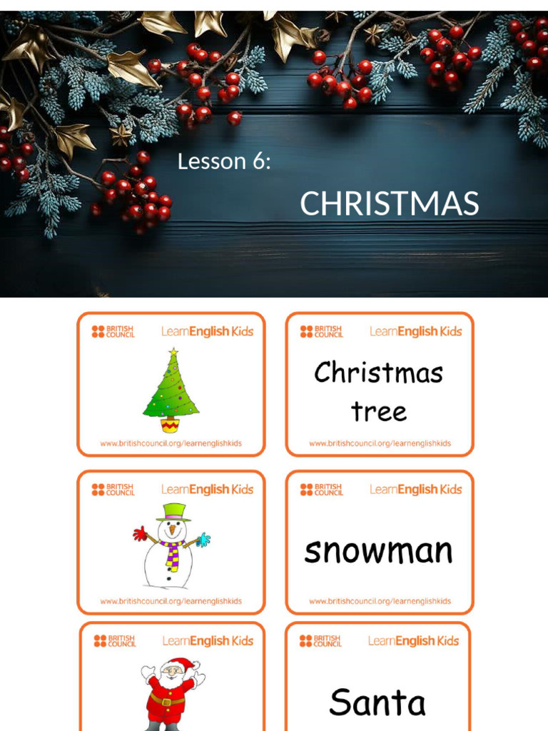 Lesson 6 - Christmas | PDF