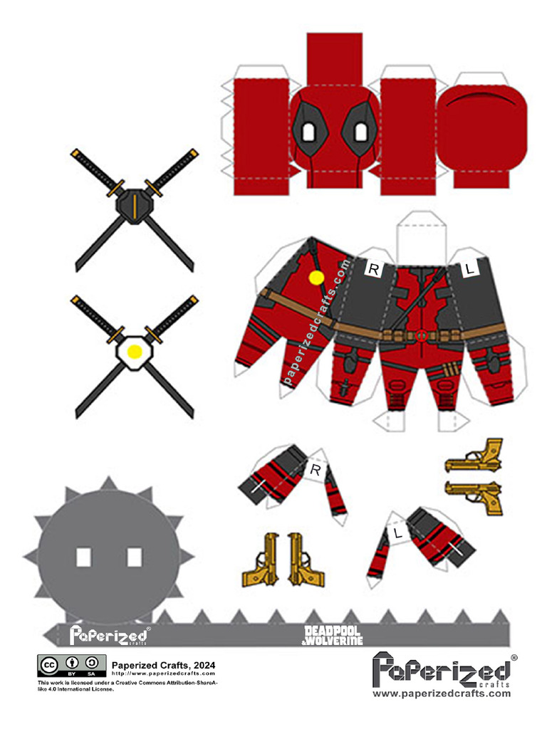 Deadpool and Wolverine - Deadpool Paperized | PDF