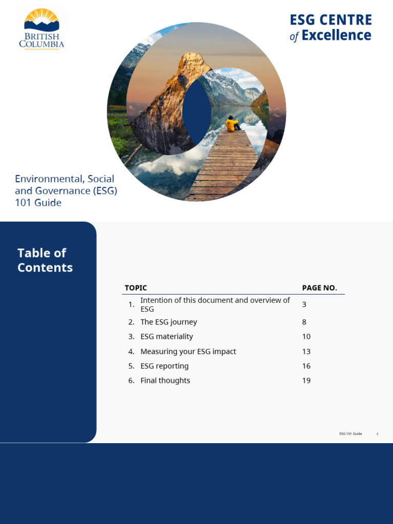 ESG 101 Guide Feb2024 | PDF