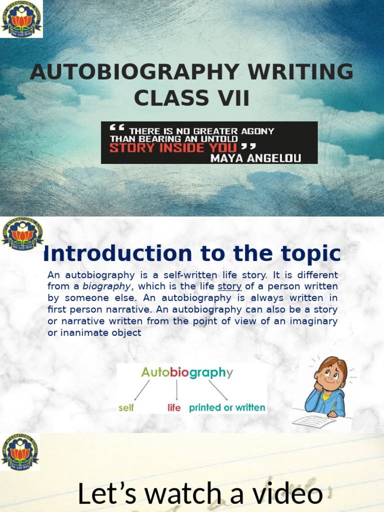 Autobiography Writing | PDF