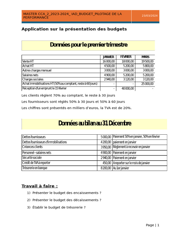 Corrige 1 | PDF
