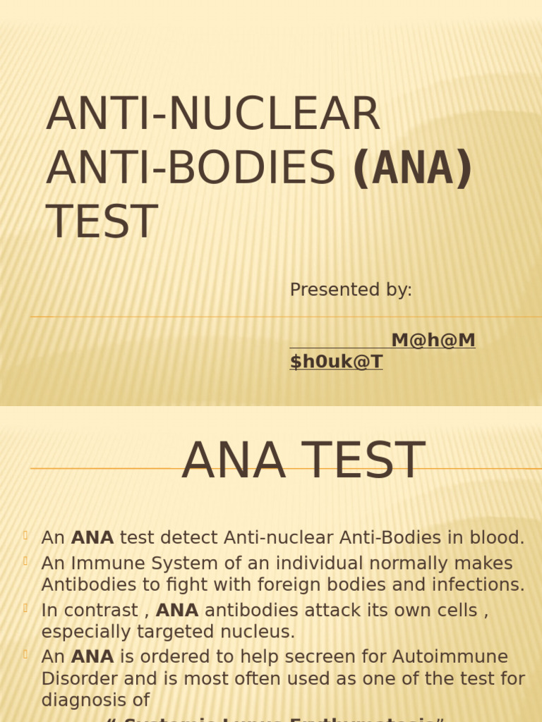 Antinuclear Antibodies | PDF | Clinical Medicine | Self-Improvement