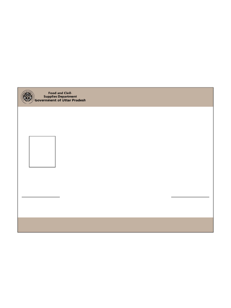 Ration Card | PDF