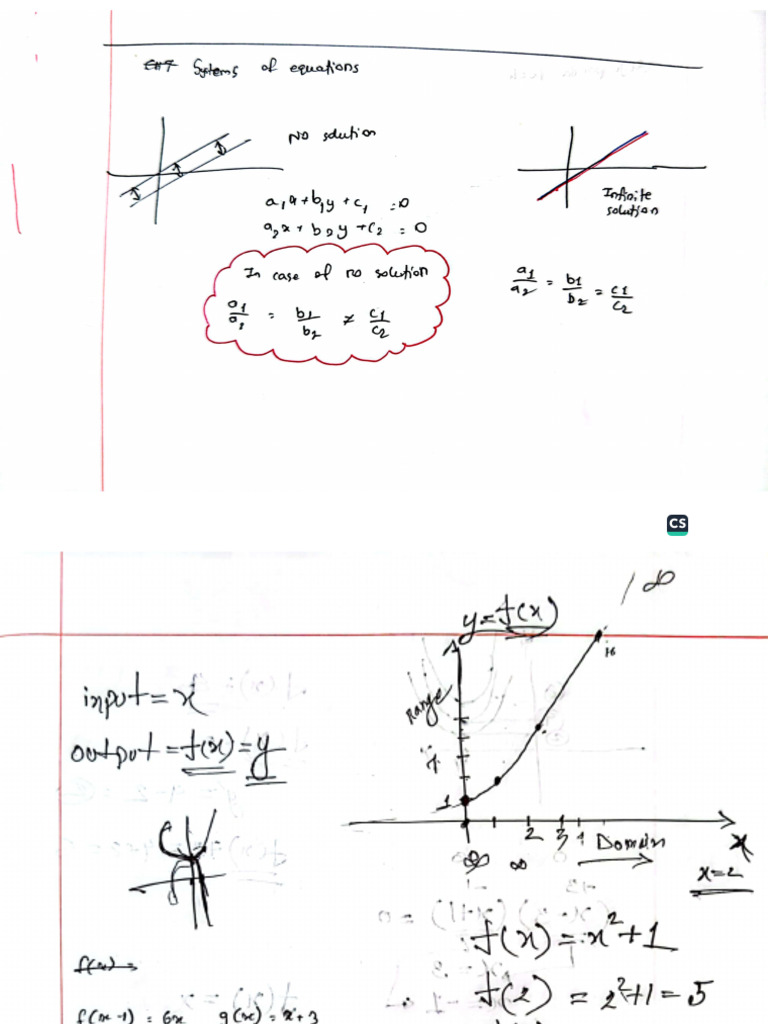 DSAT Math Note | PDF