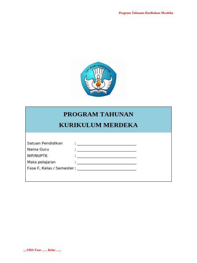 Contoh ProgramTahunan Kurmer | PDF