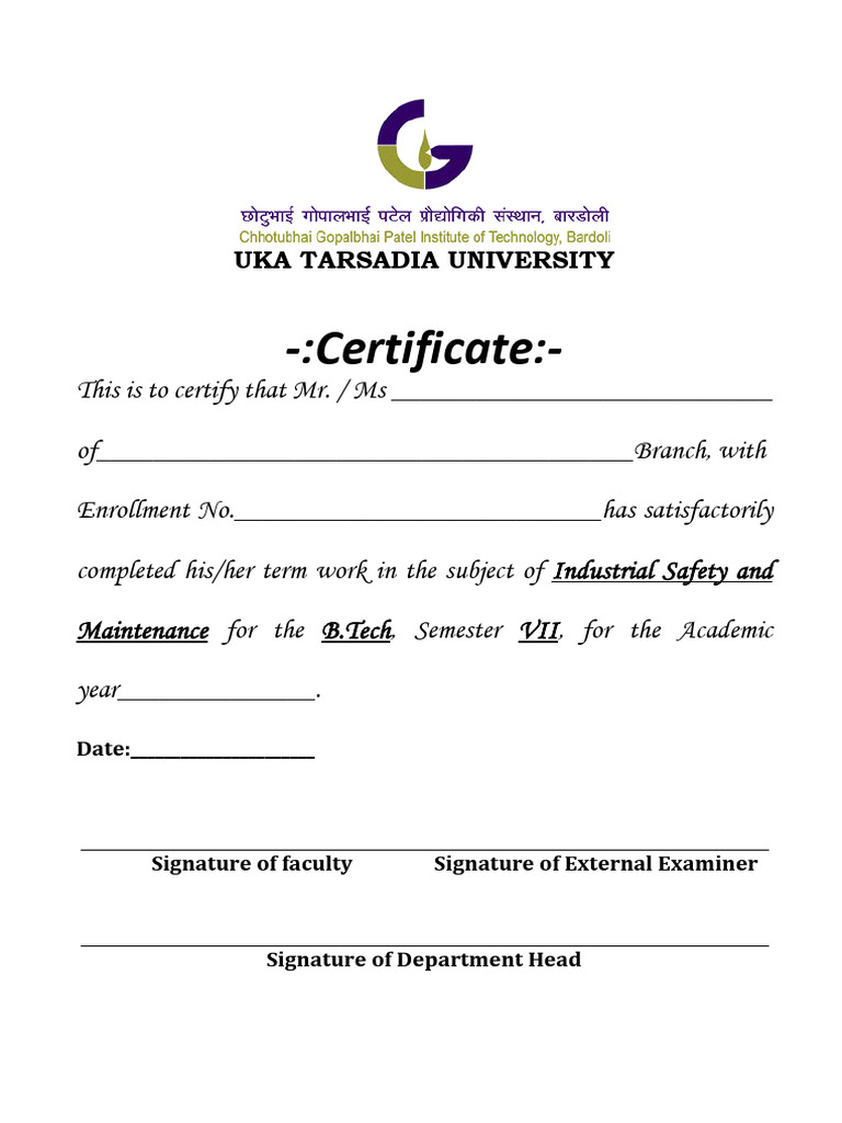 2023 ISM Certificate | PDF